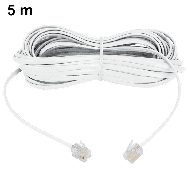 Cable de teléfono a Cable de extensión de teléfono Modular macho, Cable ...