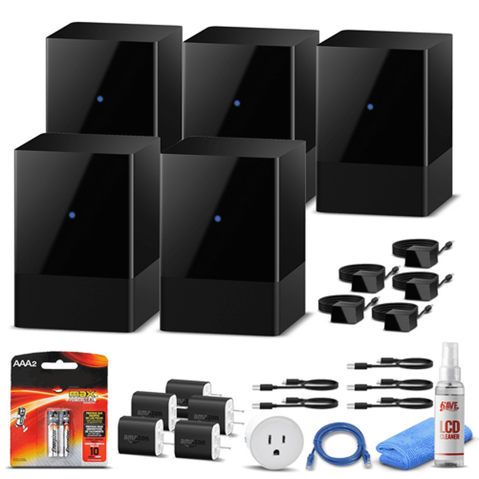 (5) Fire TV Blaster - Negro + WiFi Smart Plug + Cable Ethernet + 2 ...