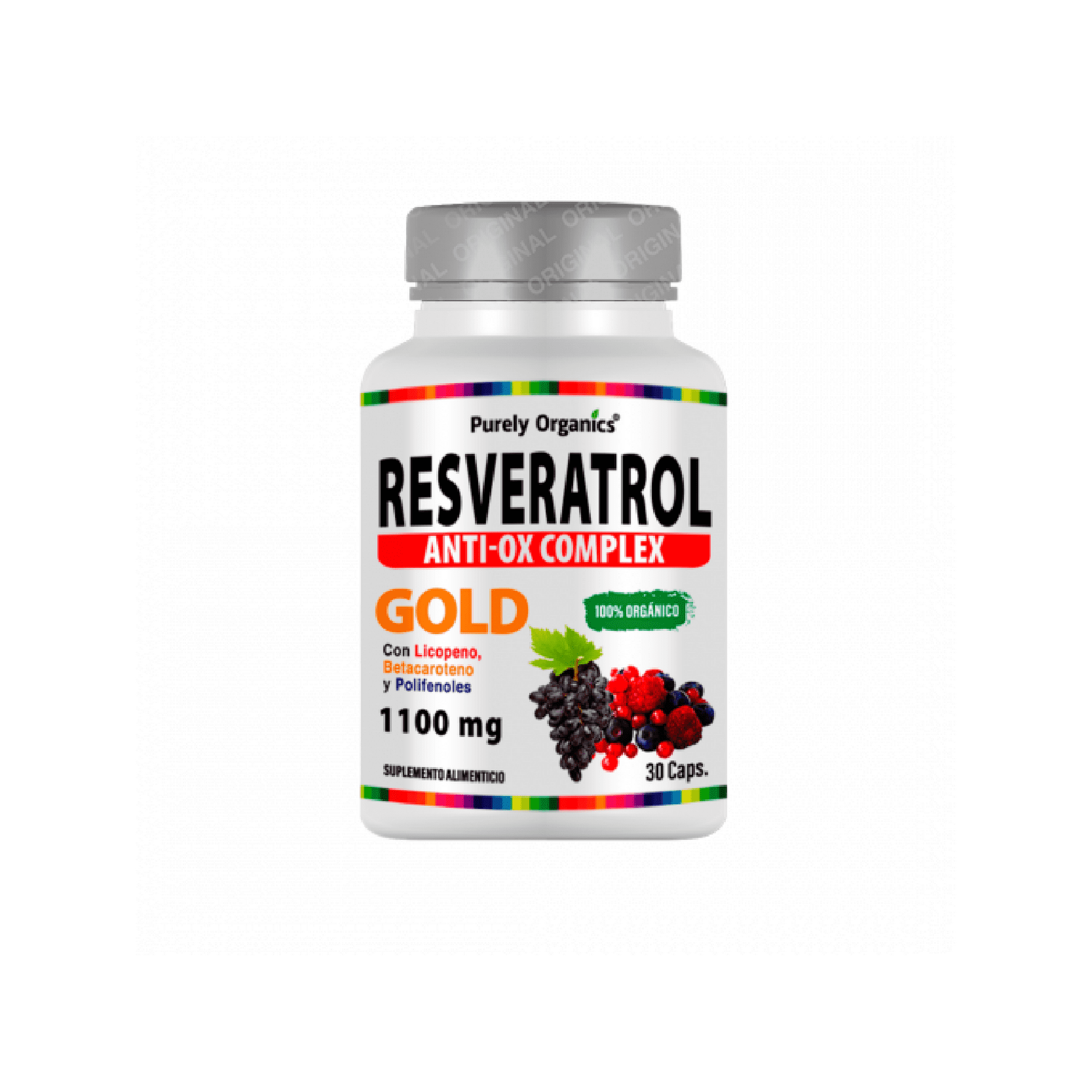 Resveratrol 30 Cápsulas. Purely Organics Resveratrol | Walmart en línea