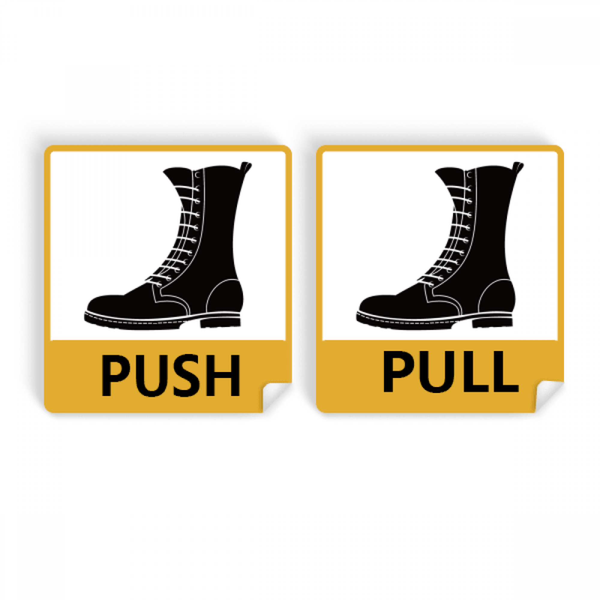 De los hombres de negro botas altas silueta patron Etiquetas engomadas ...