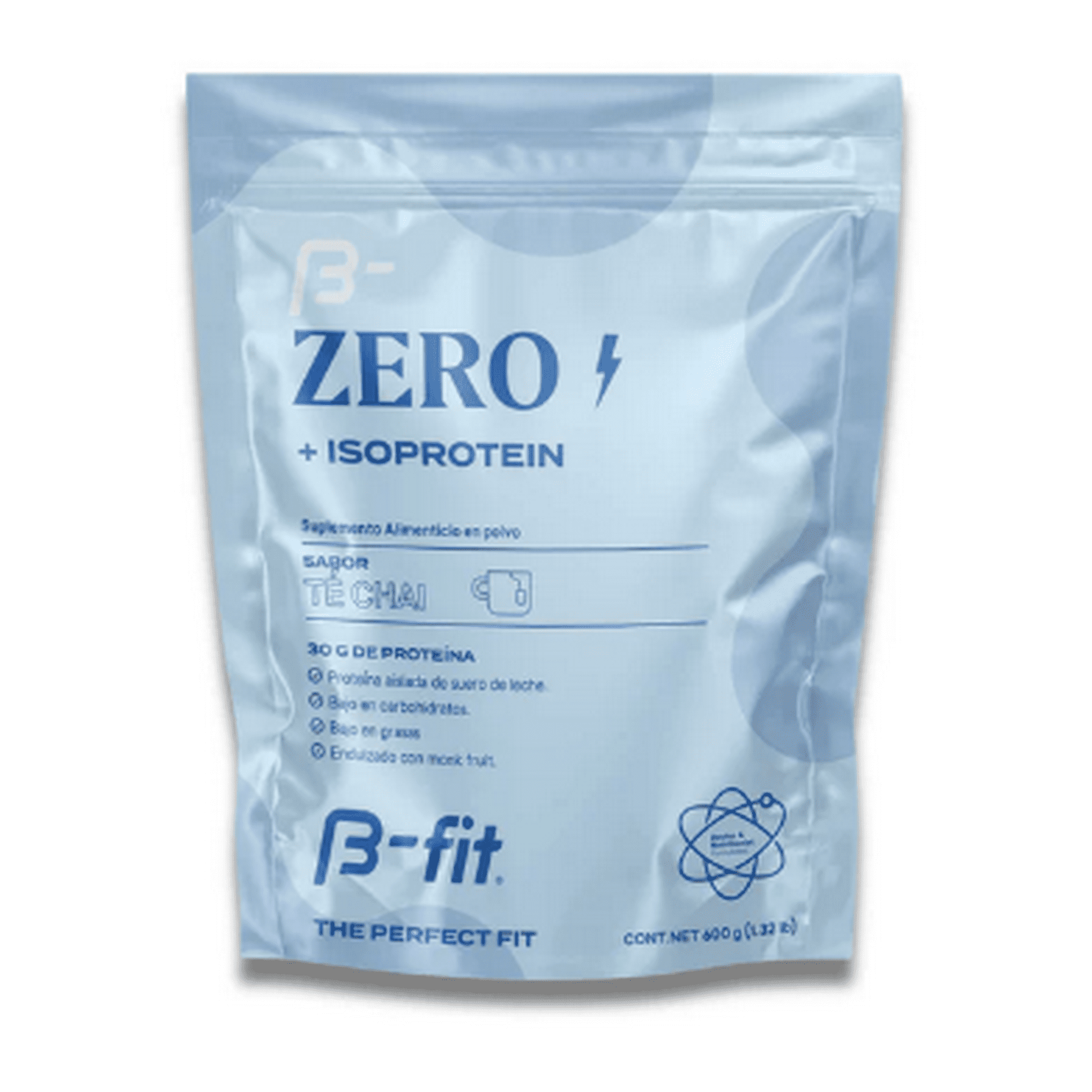 Proteina Zero+ Isolated sabor Té Chai - 600g (17 servicios) | B-fit ...