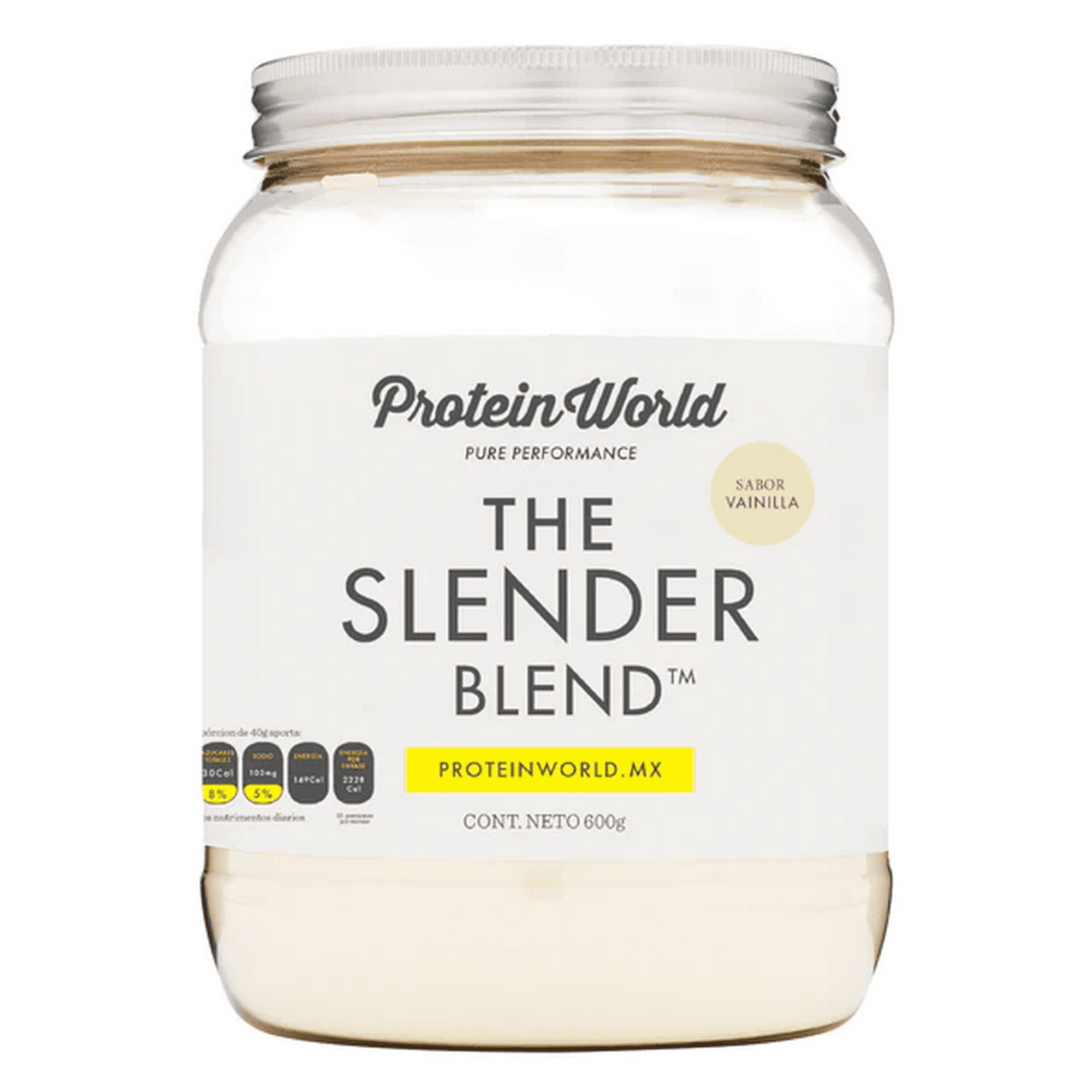 PROTEIN WORLD THE SLENDER BLEND VAINILLA 600G PROTEIN WORLD SLEN-VANI ...