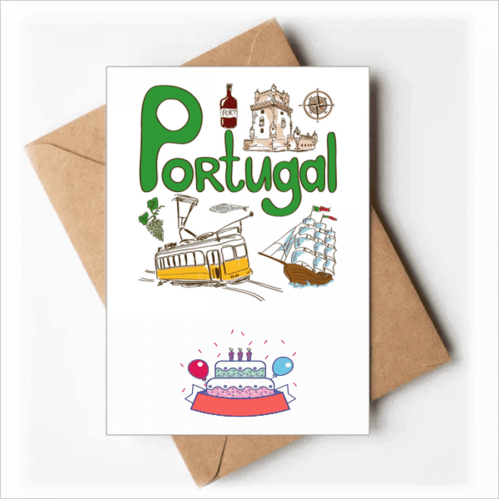 Portugal símbolo nacional el patron de referencia Tarjetas de ...