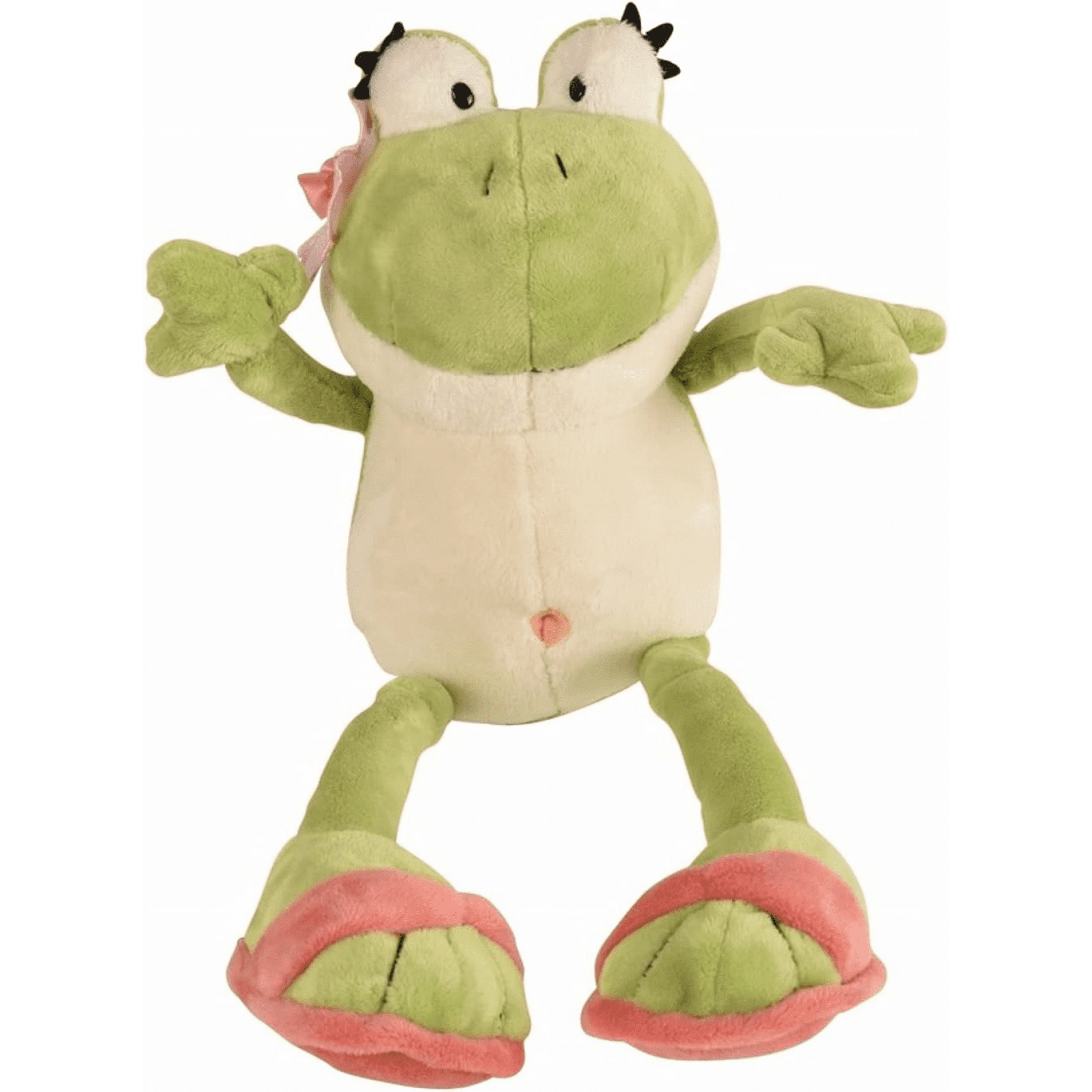 Rana de peluche con flor en la cabeza, peluche, golosina de San ...