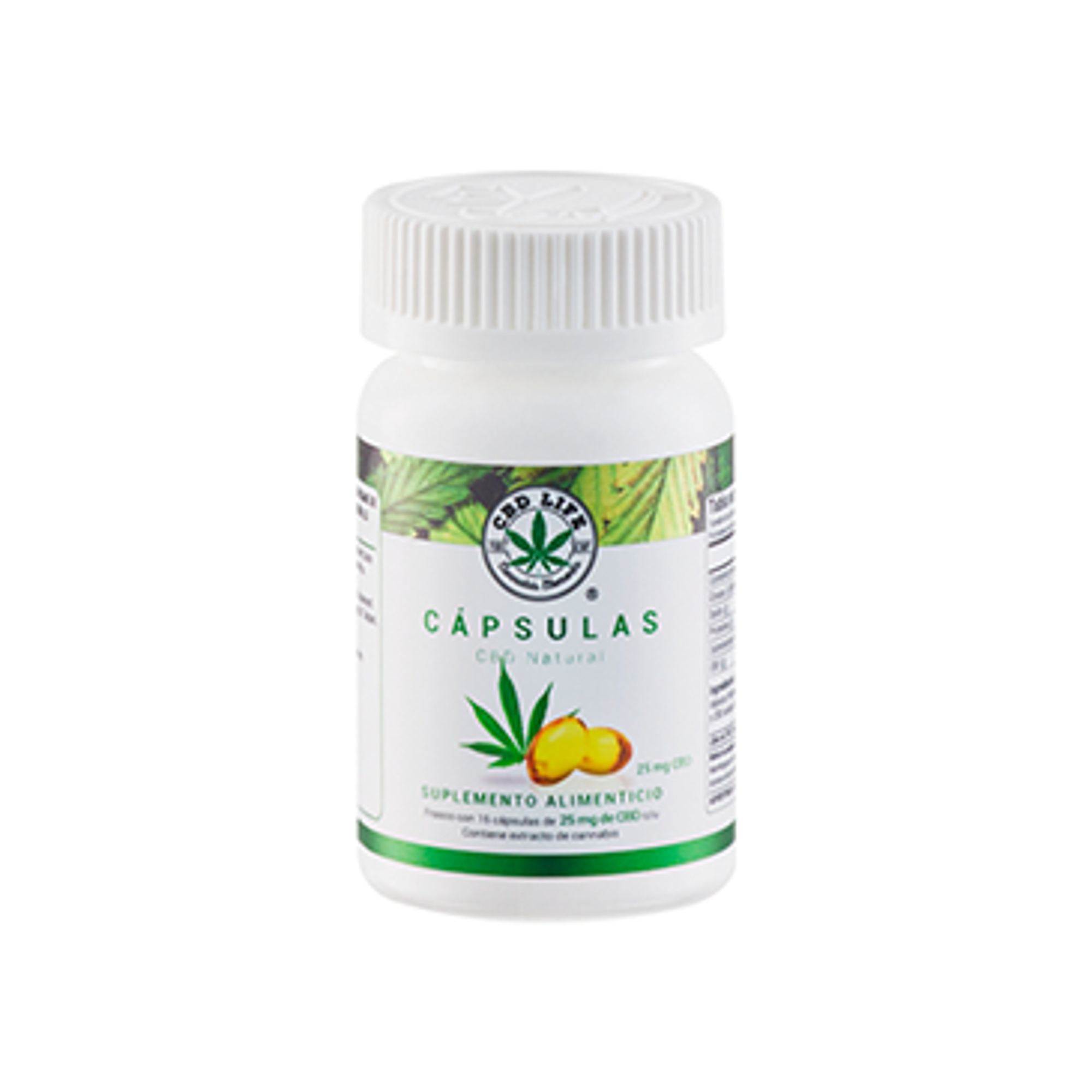Cápsulas con 25 mg CBD LIFE 15 cápsulas | Bodega Aurrera en línea