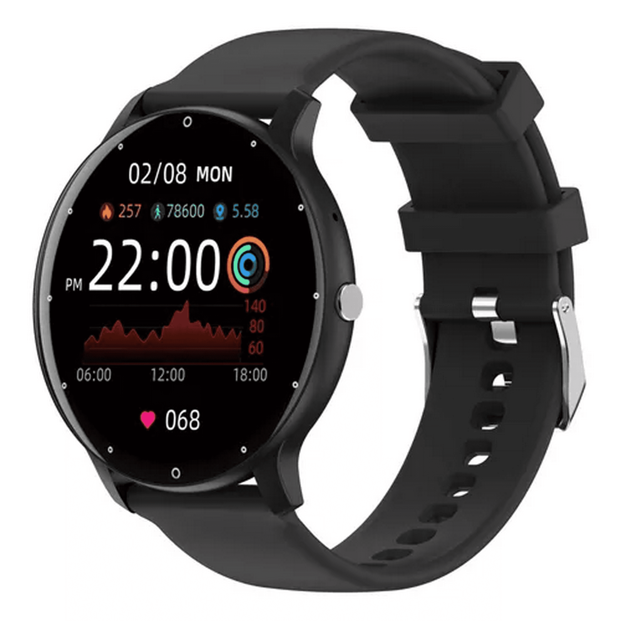 Reloj Inteligente Smart Watch Ligero Bluetooth Unisex Negro | Bodega ...