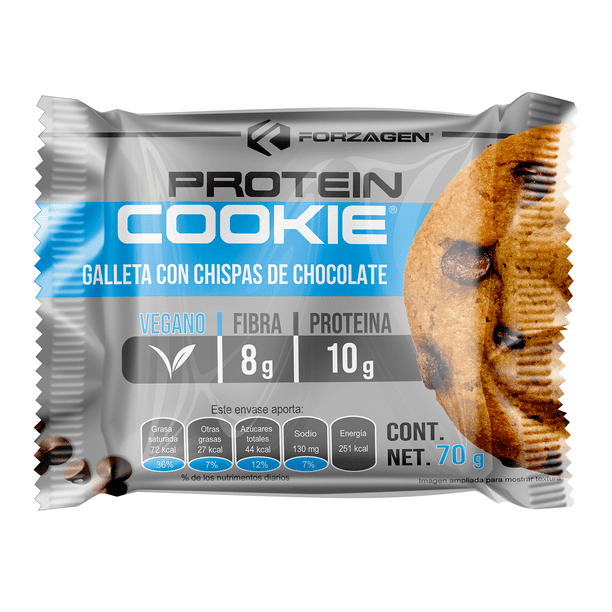 Galleta de proteína vegana 10g por galleta 12 pack Forzagen Forzagen ...