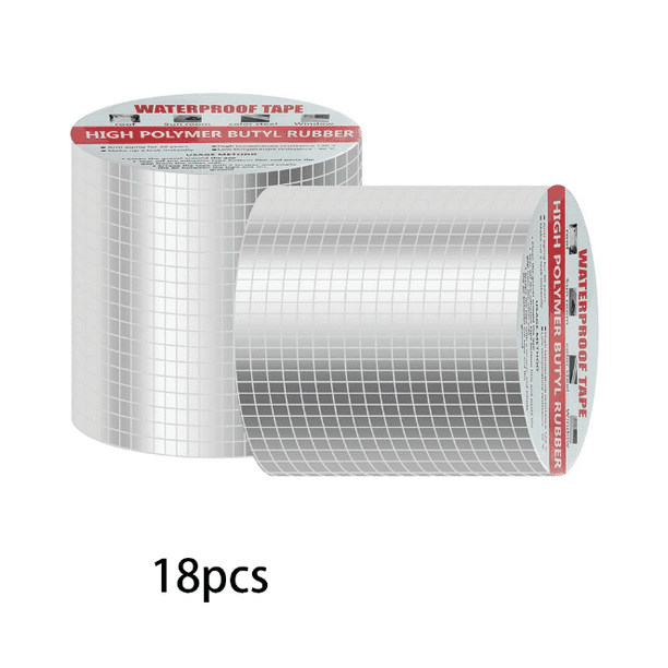 100 mm x 5 m - Cinta adhesiva impermeable, Cinta adhesiva de butilo, Cinta de reparación de ...
