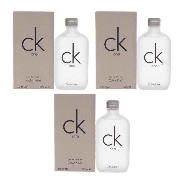 Paquete 3x2 Ck One 100 ml Edt Spray Calvin Klein | Bodega Aurrera en línea