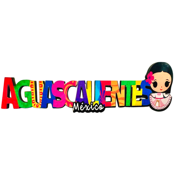 Aguascalientes Mexico Imanes Para Refrigerador Souvenirs Recuerdo ...