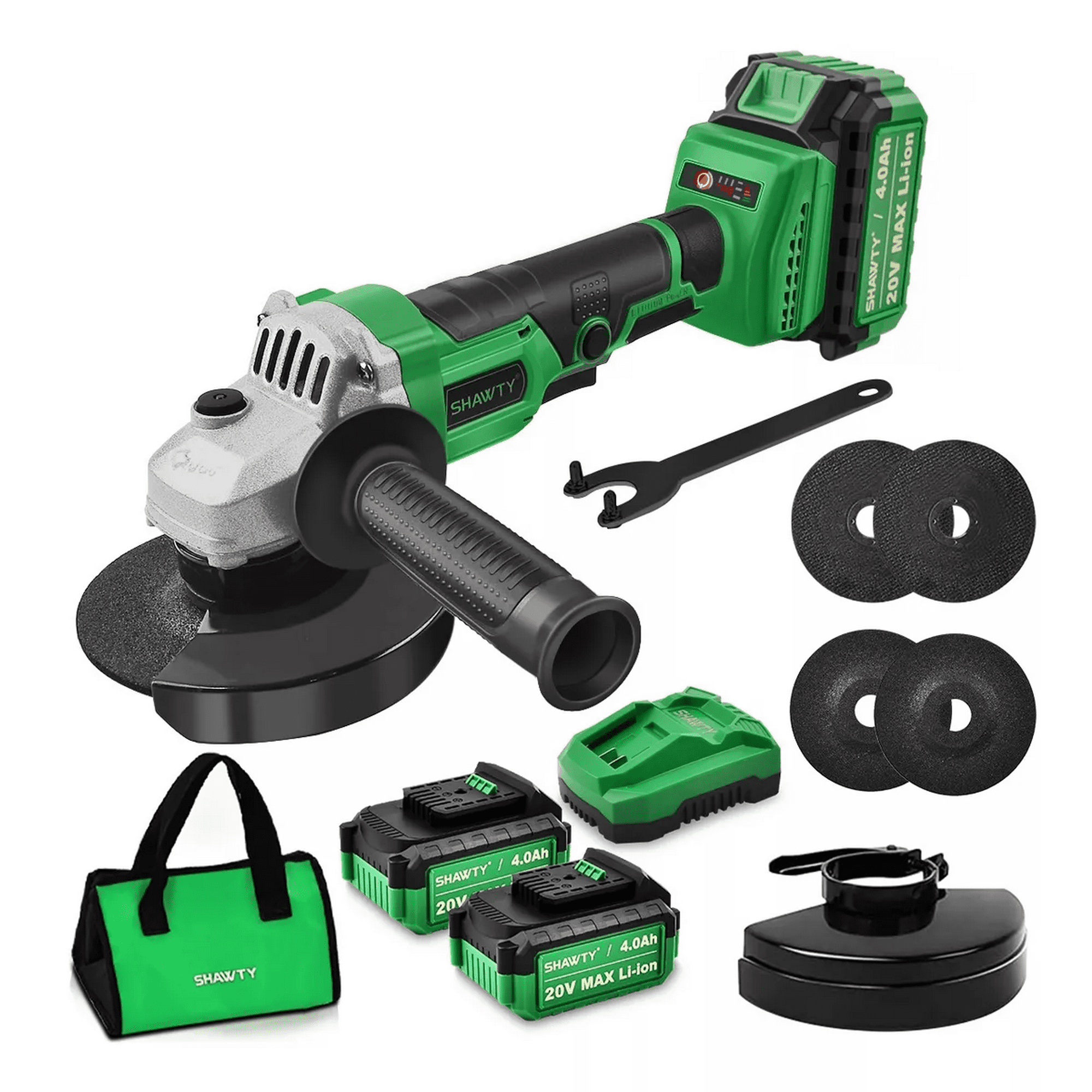 Esmeriladora Angular Pulidora Inalambrica 20v Batería Verde/Negro | Bodega Aurrera en línea