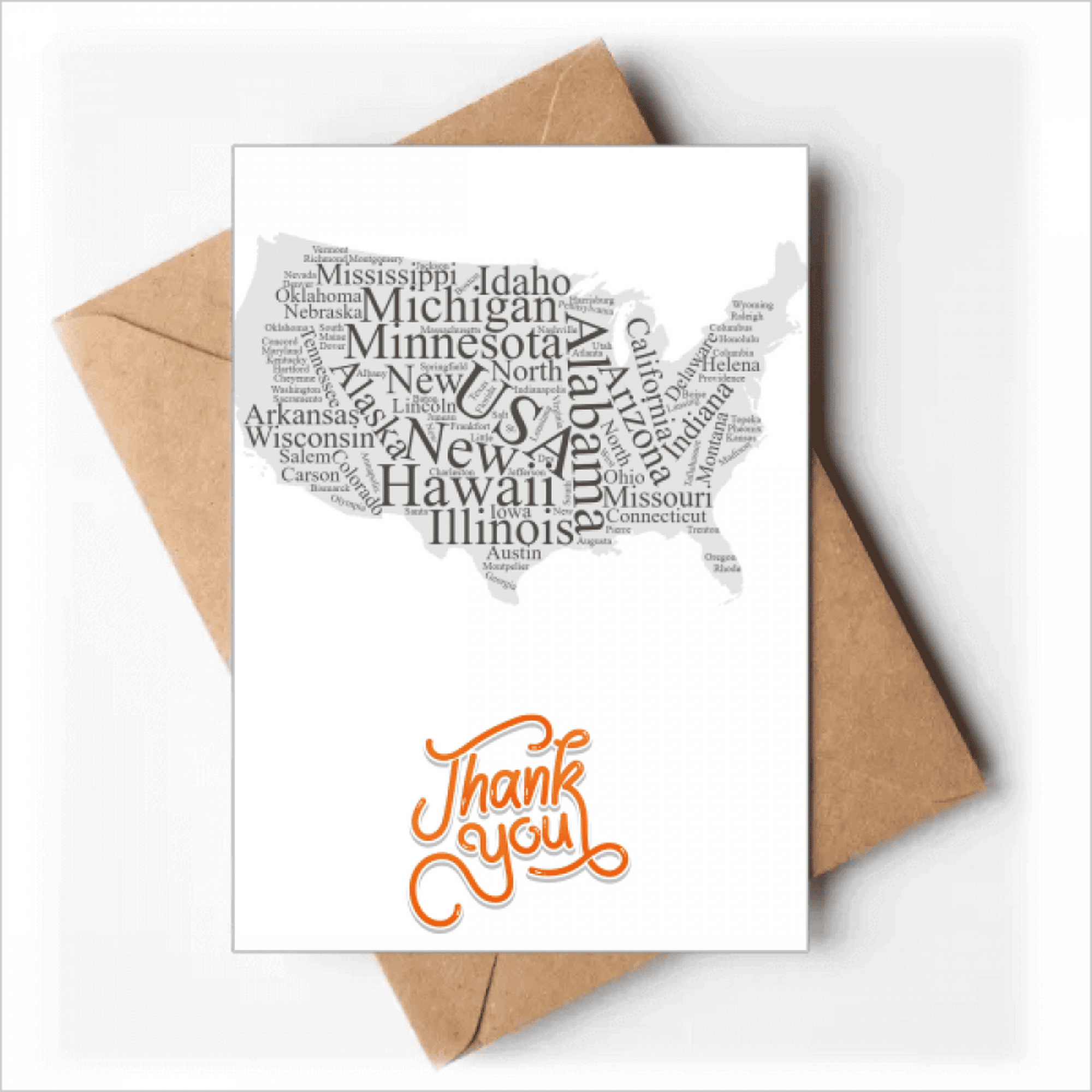 Latina usa mapa Ciudad * wordcloud Nota en blanco del sobre de la ...