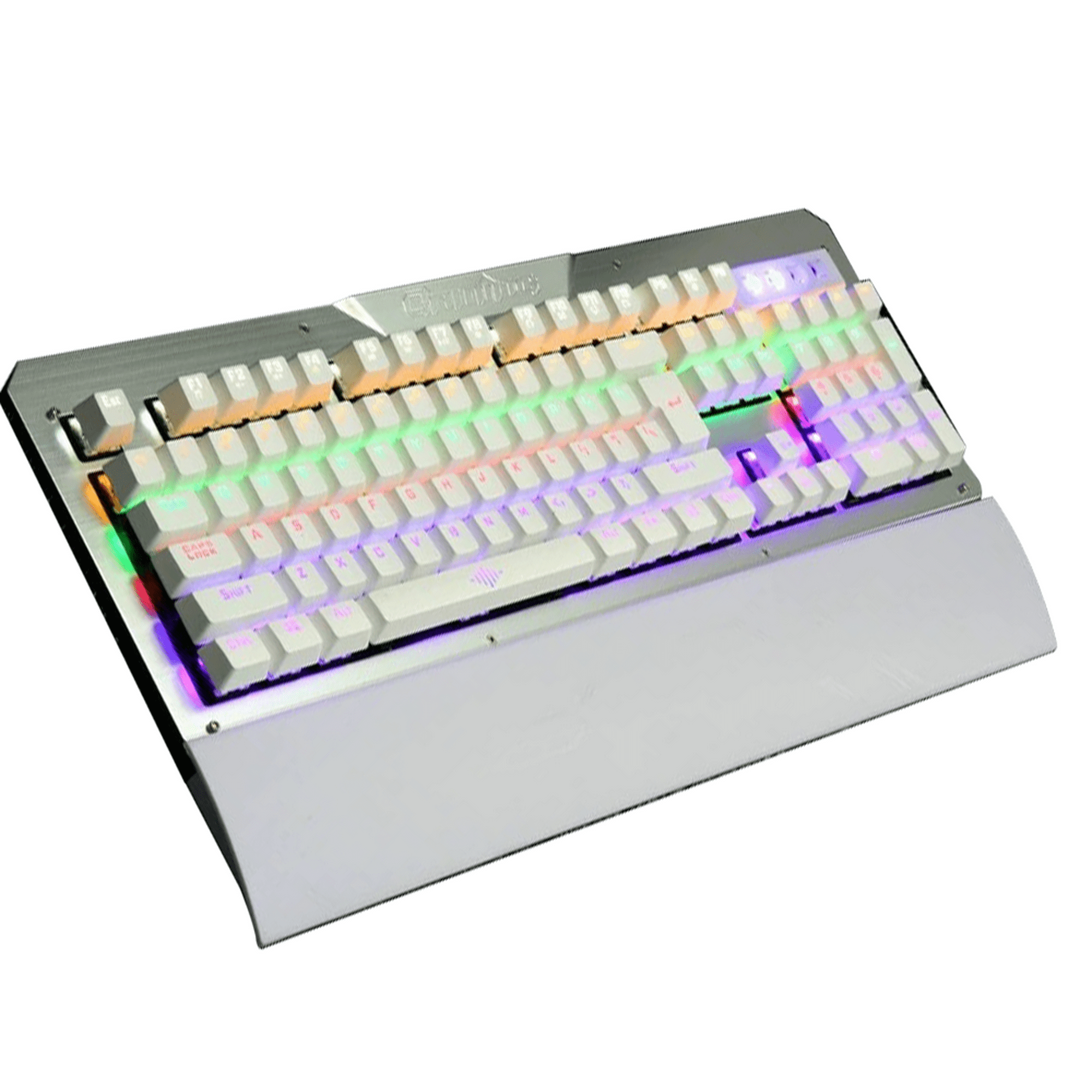 Teclado mecánico para juegos 104 teclas interruptores azules teclados ...