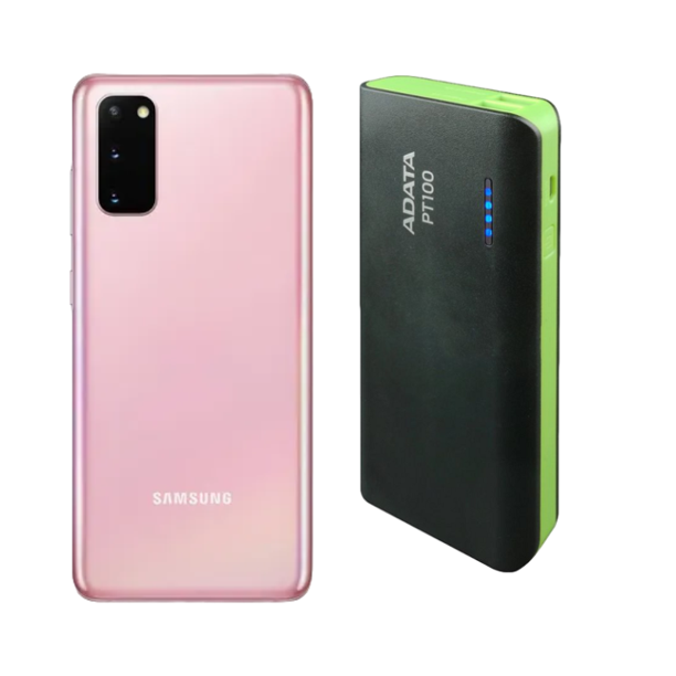 Smartphone Samsung S20 128GB Reacondicionado Rosa + Power Bank 10 ...