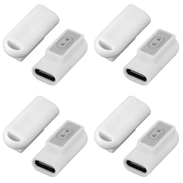Type C Adapter 90 Degree Magnetic Charger Connector for Xiaomi Mi Band ...