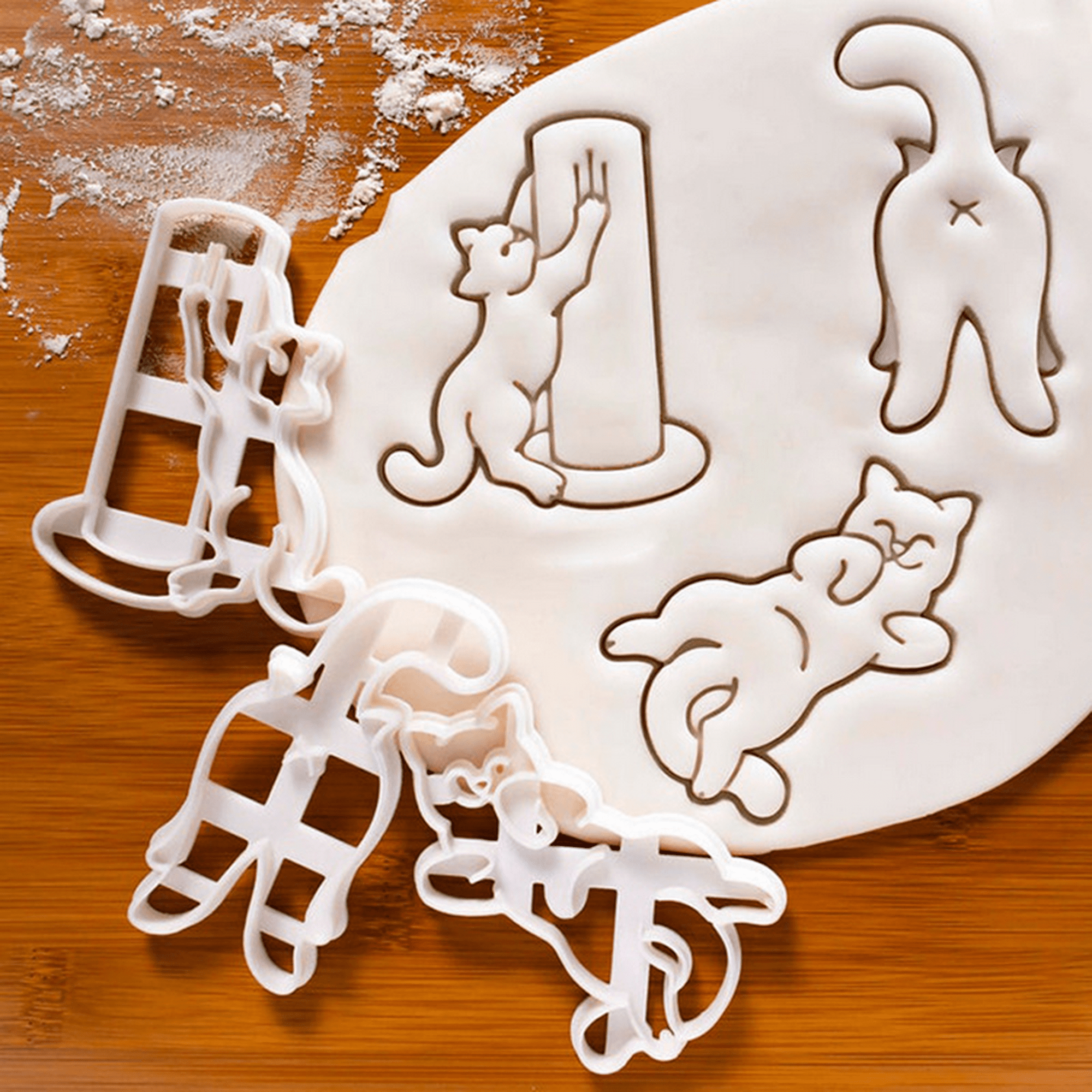 Divertidas formas de gato y galleta DIY para hornear galleta fondant ...
