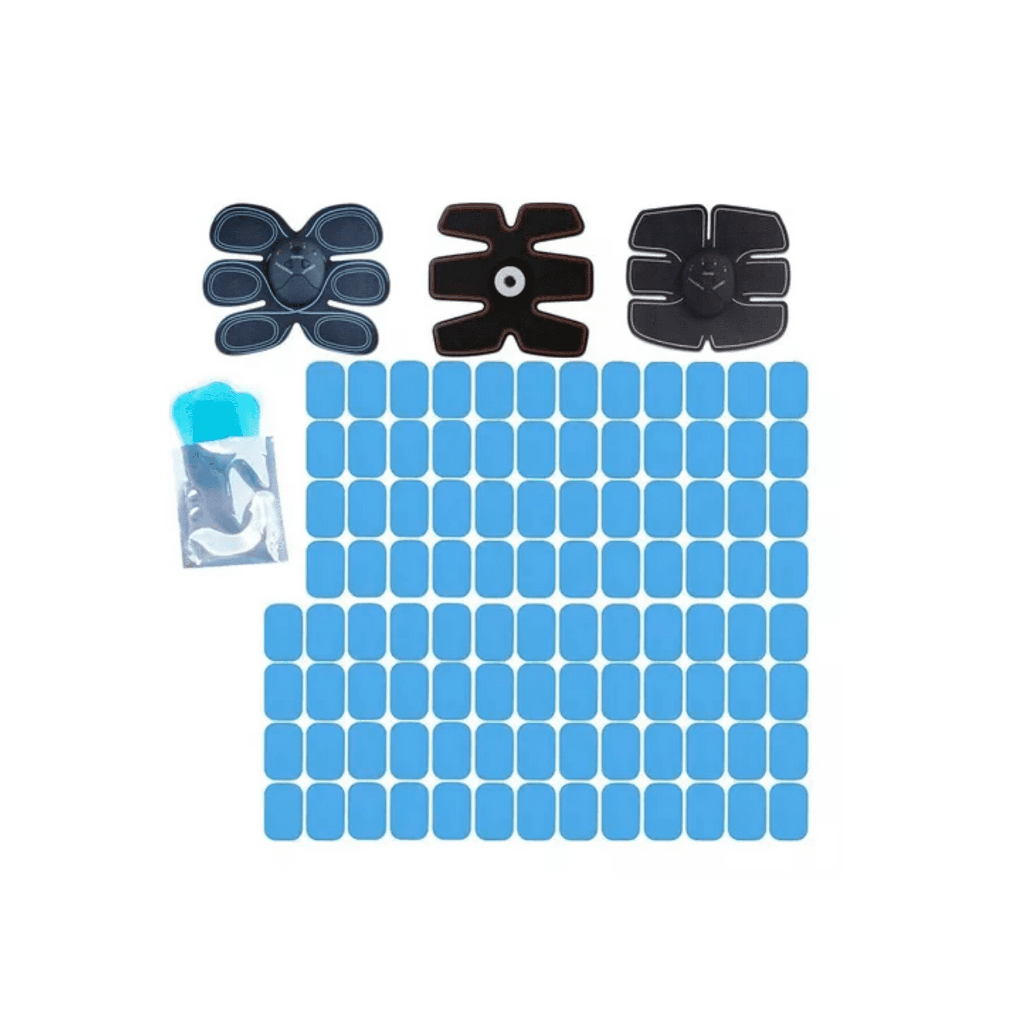 100 Pads Electrodos Lámina Gel De Repuesto Para Abdominales | Bodega ...