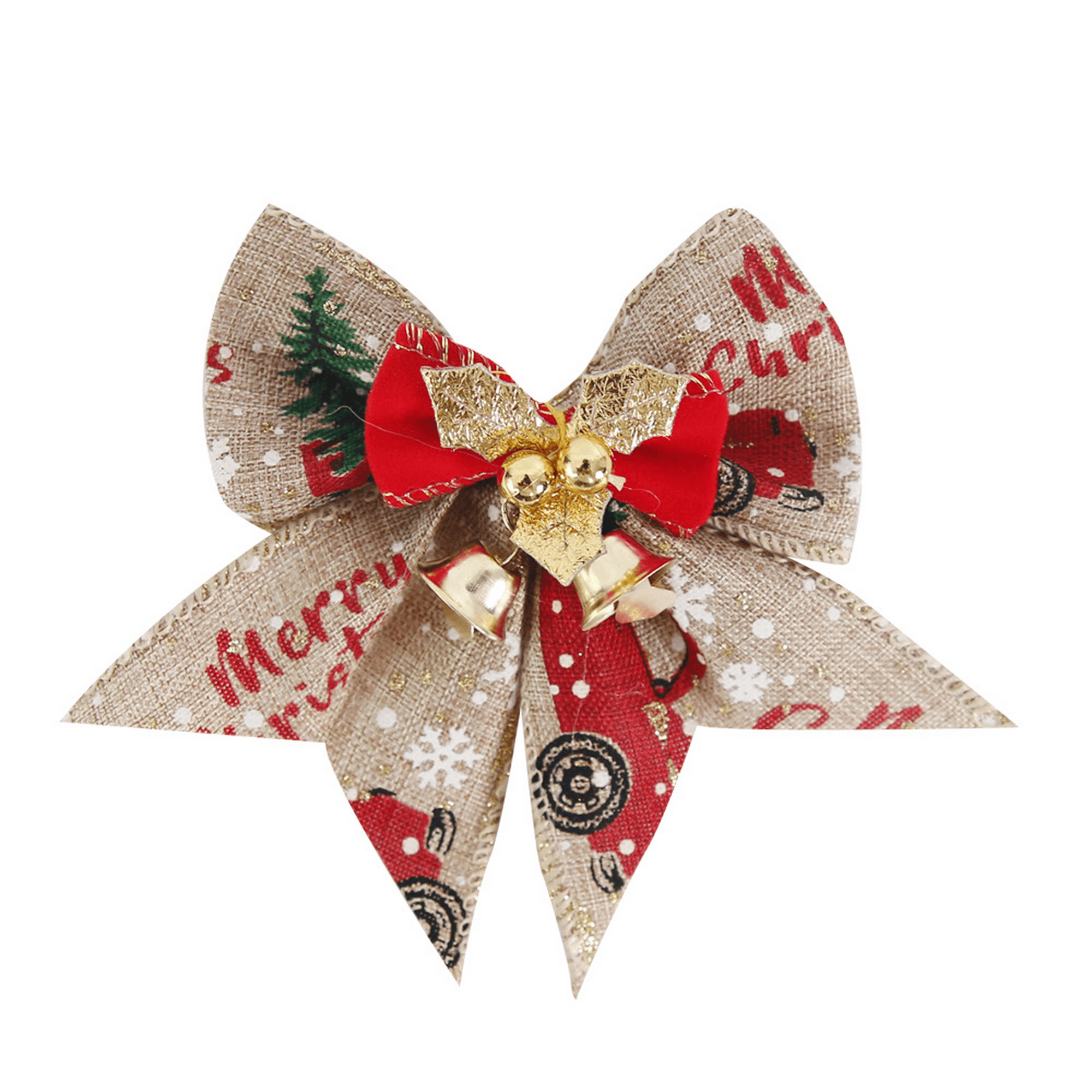 8 lazos de Navidad, lazos para árboles de Navidad, decoración de lazos ...