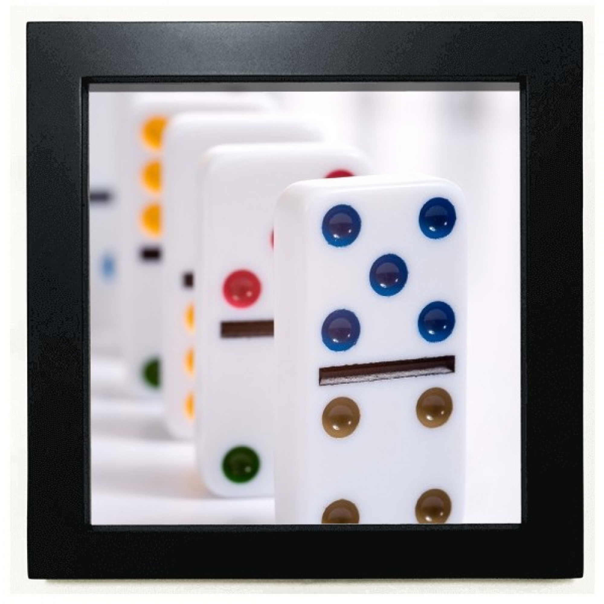 Pai Gow dominó dados juegos de azar Mesa de pared con marco cuadrado ...