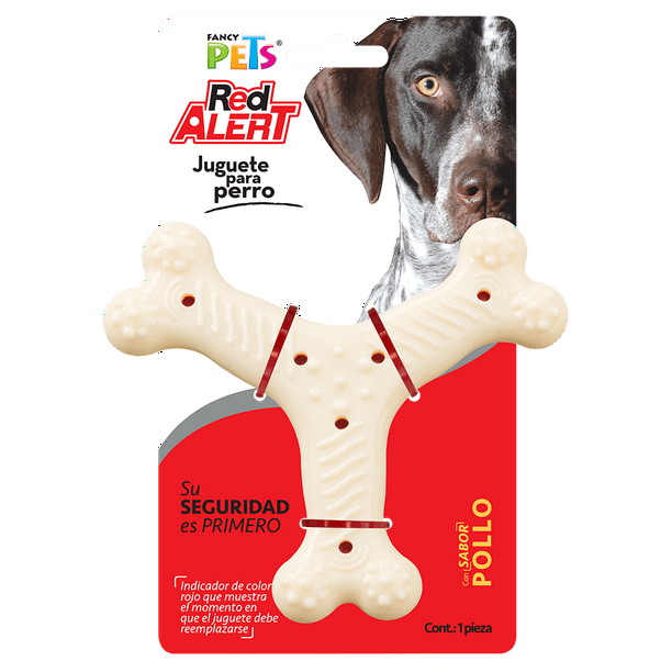 Juguete Hueso Triple Sabor Pollo Red Alert Fancy Pets SABOR POLLO ...