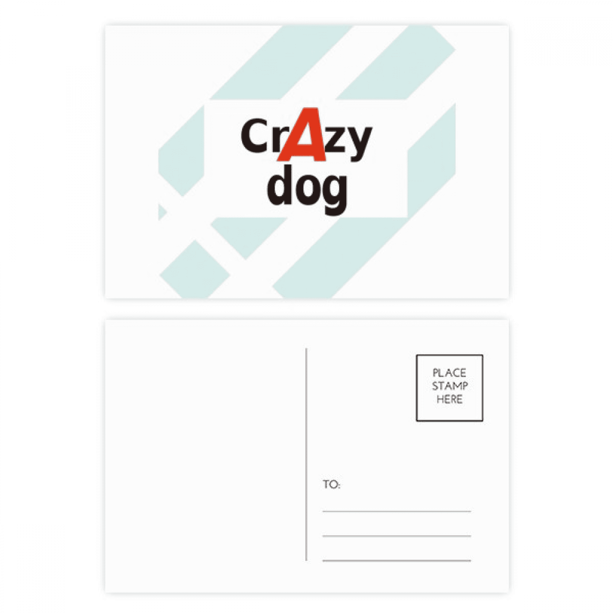 El perro loco más genial. Juego de postales Cumpleaños Tarjeta de ...