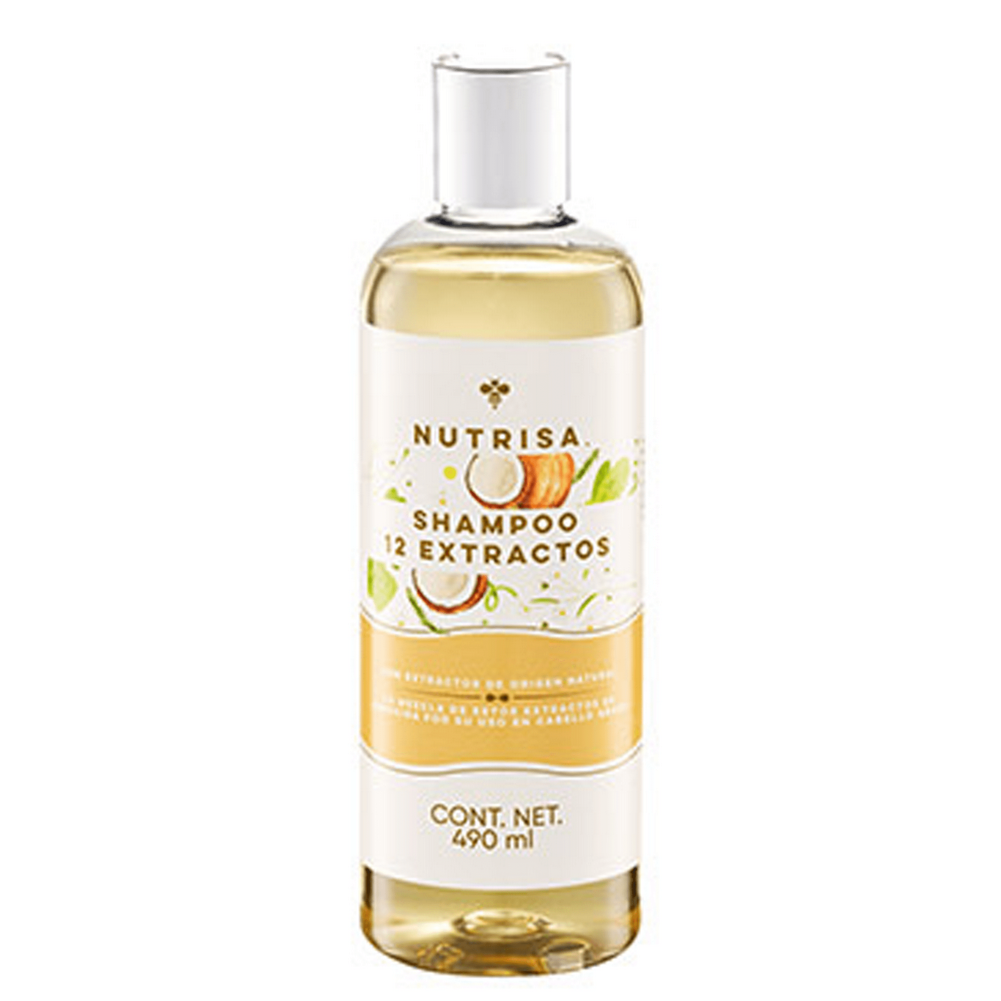 Shampoo Nutrisa 12 Extractos 490 ml | Bodega Aurrera en línea