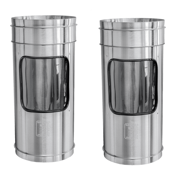 Kit 2 Porta Extintores De 4.5 Kgs En Acero Inoxidable Spiro Inox Porta ...