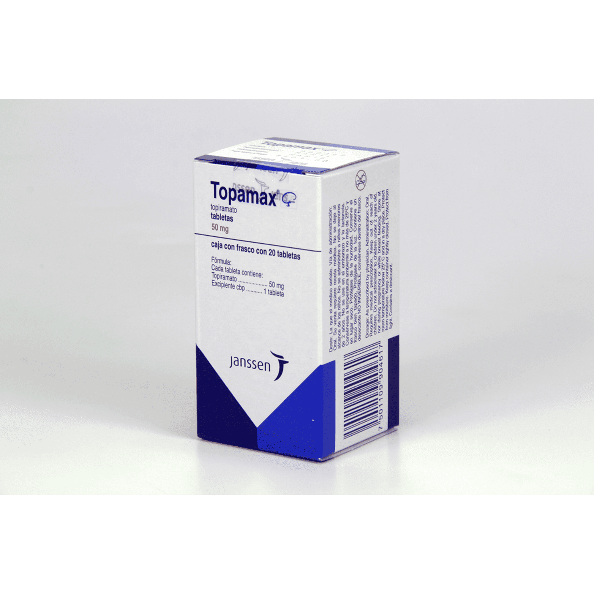 Topamax 50 mg tabletas 20 pzas || Bodega Aurrera Despensa a tu Casa