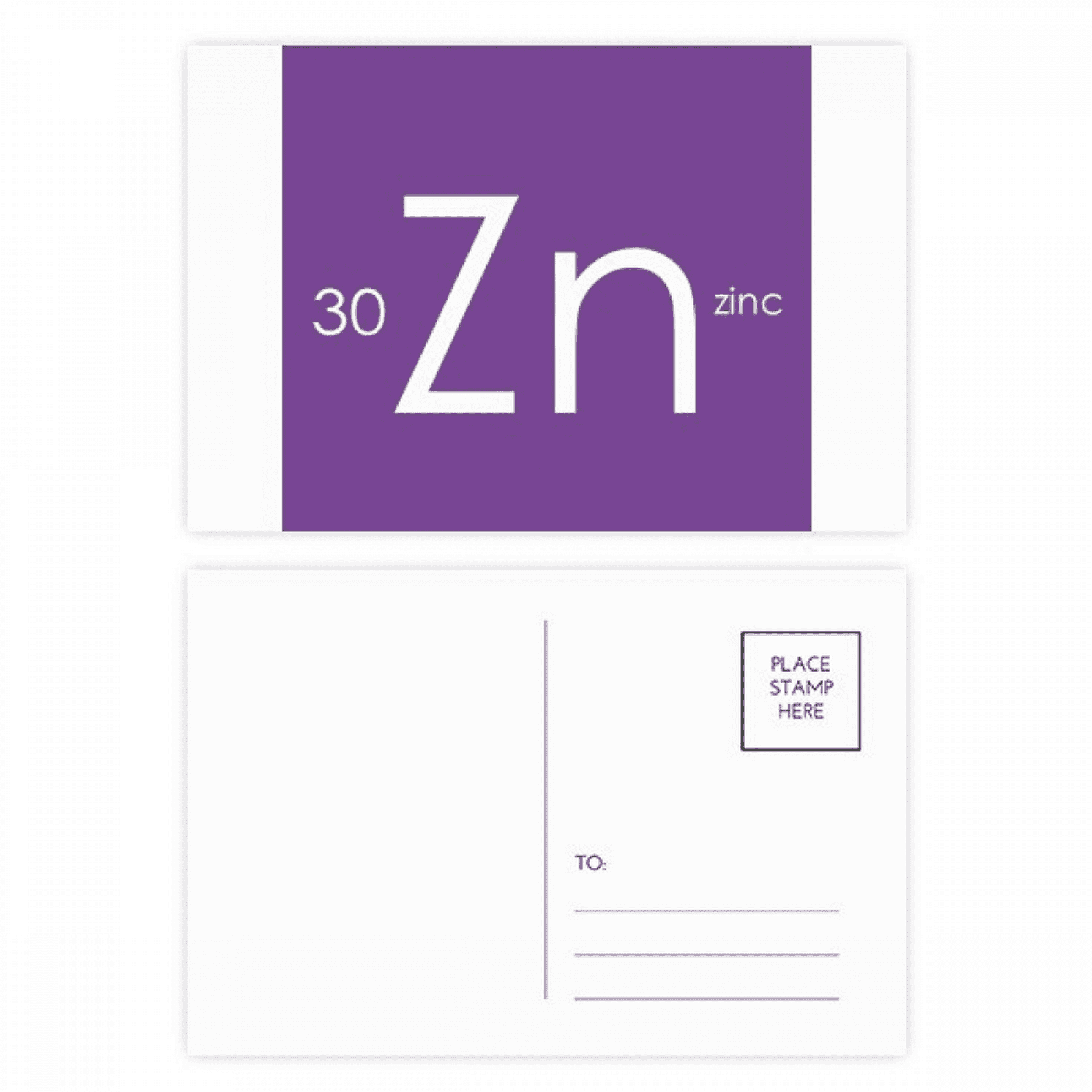 Química de metales de transición elementos periodo mesa Zinc Zn Juego ...