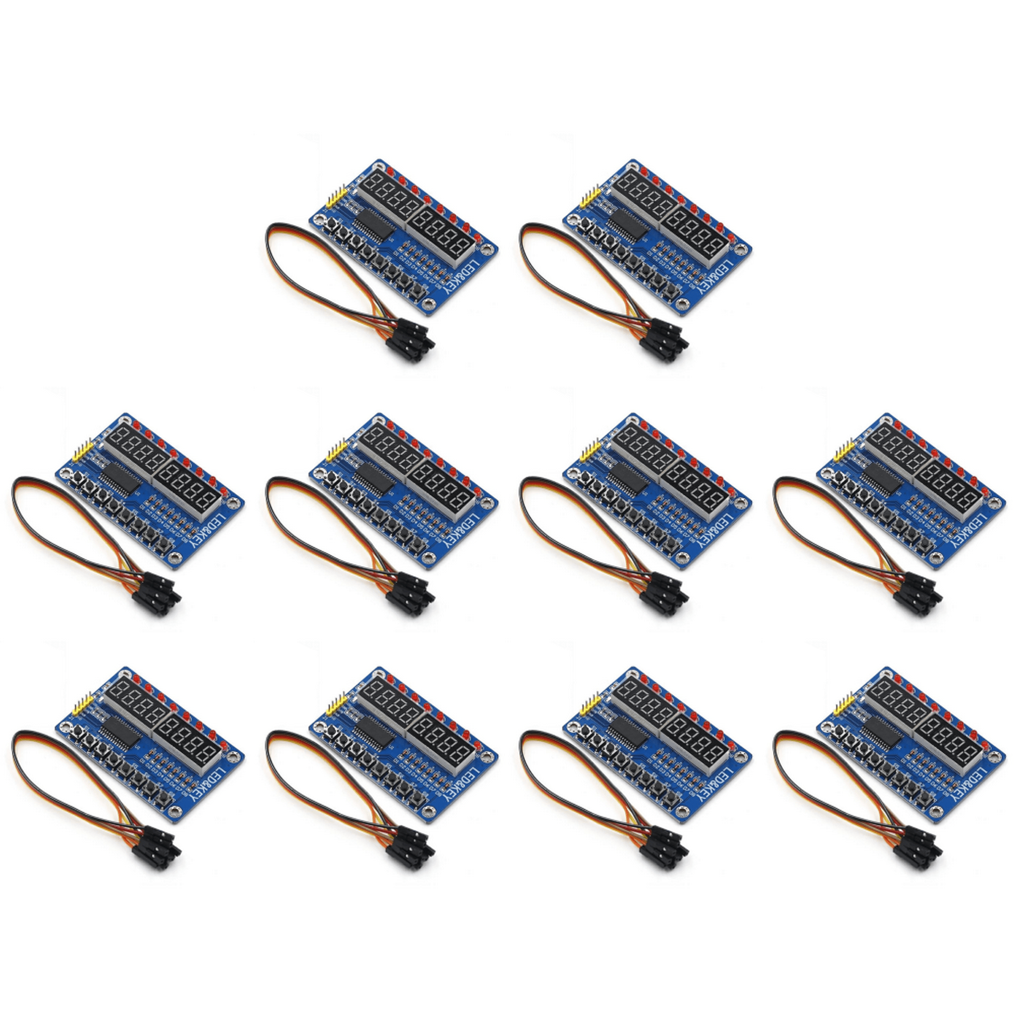 TM1638 8 Bits LED Digital Module for Arduino Clock RED Anode Tube ...