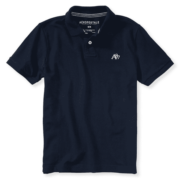 Aeropostale A87 - Polo de rugby para hombre, color azul, XS Aeropostale ...