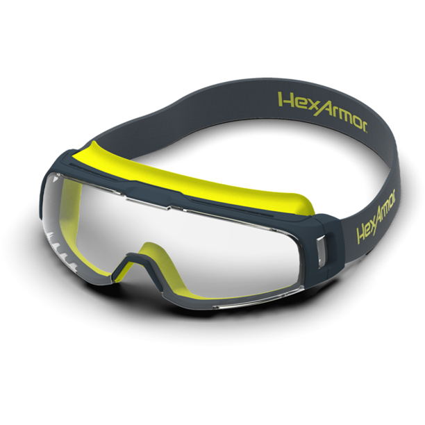 Hexarmor Goggle de seguridad Vs350 mica clara antiempañante | Walmart ...