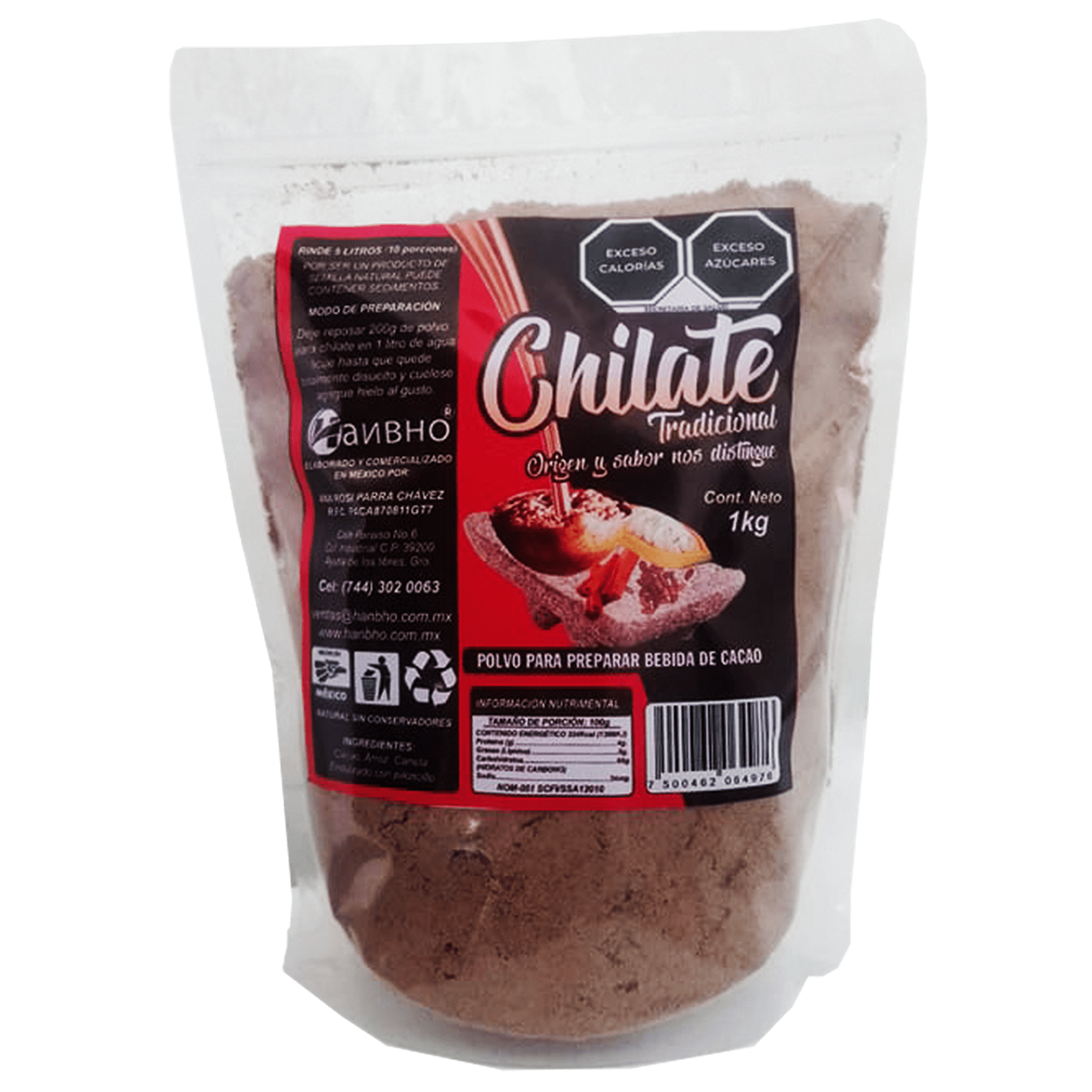 Chilate en Polvo HANBHO tradicional 1 kg. | Walmart en línea