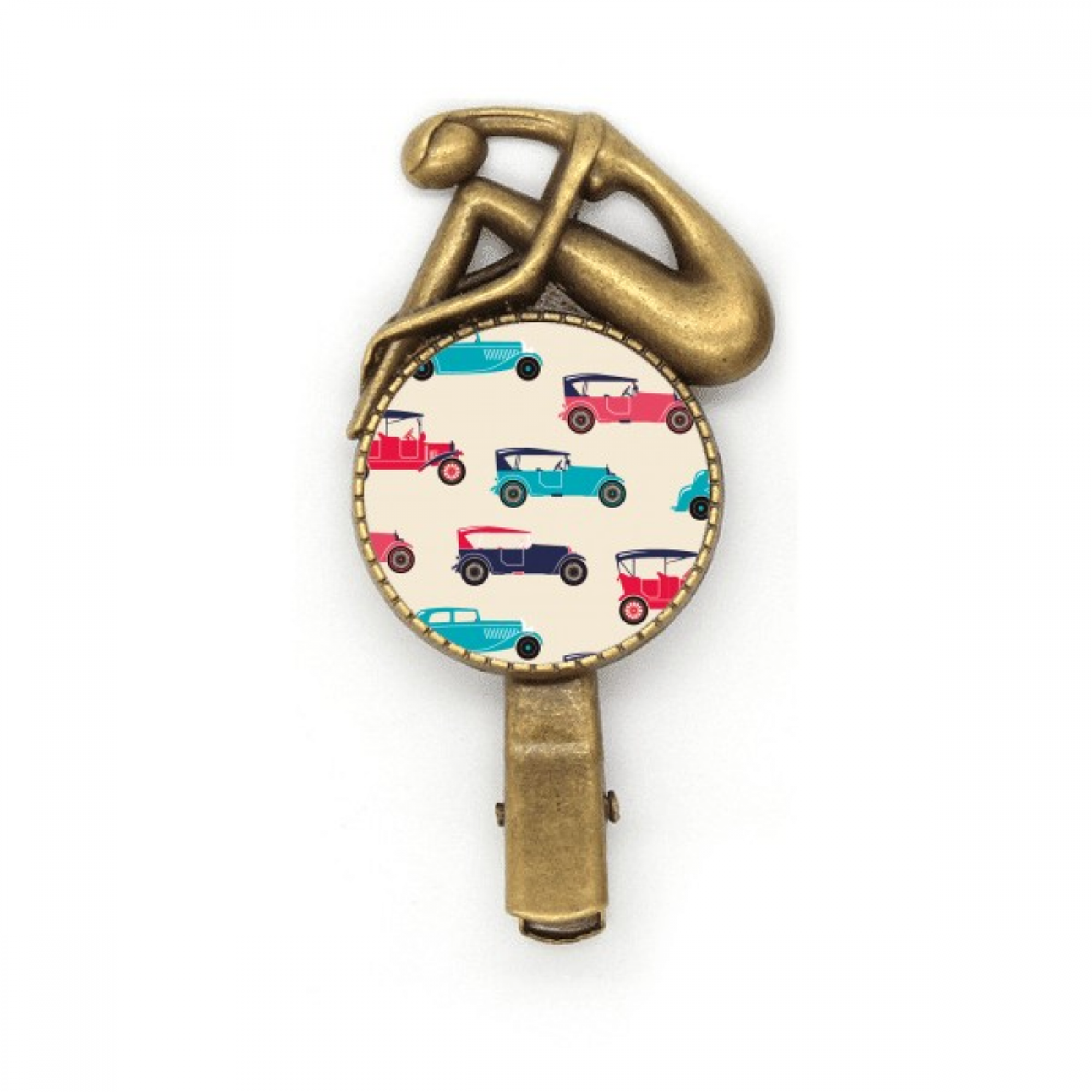 Patron de dibujos animados de colores Classic Cars Broche broche broche ...