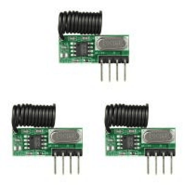 Módulo Receptor RF Superheterodino 3.3V-5.5V DIY para Arduino UNO (433 ...