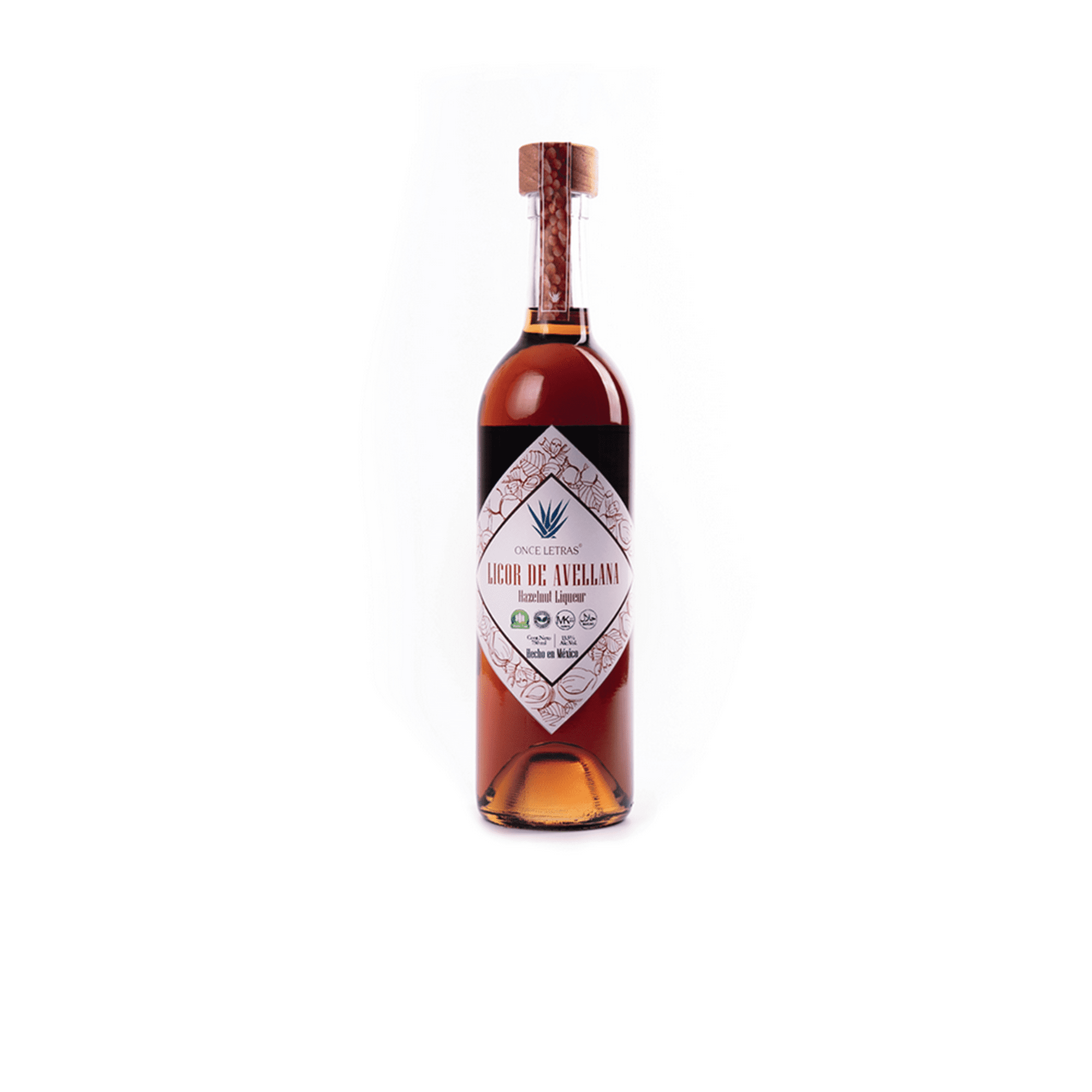 ONCE LETRAS Licor de Avellana 250 ml ONCE LETRAS OLLAV250 | Bodega ...