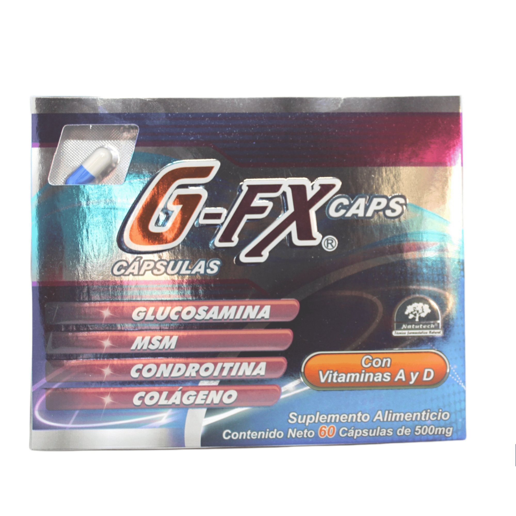 G-FX CAPS NATUTECH CAP 500 MG C/60 | Walmart en línea