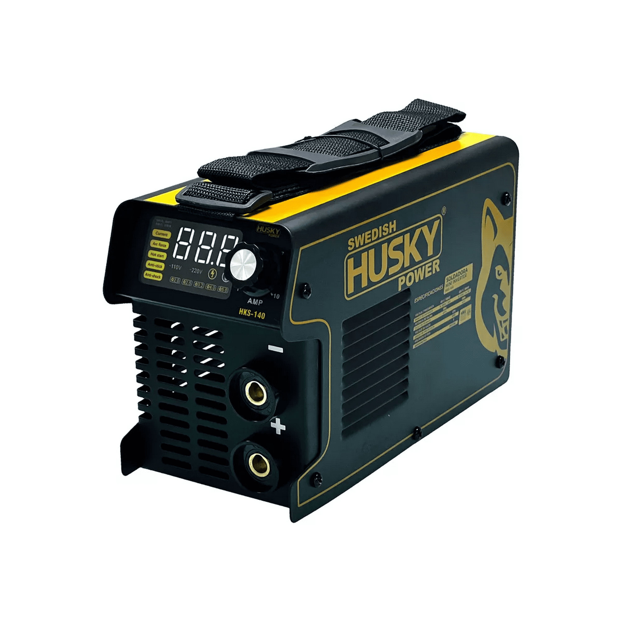 Soldadora inverte negra y amarilla 60Hz 110V/220V | Bodega Aurrera en línea