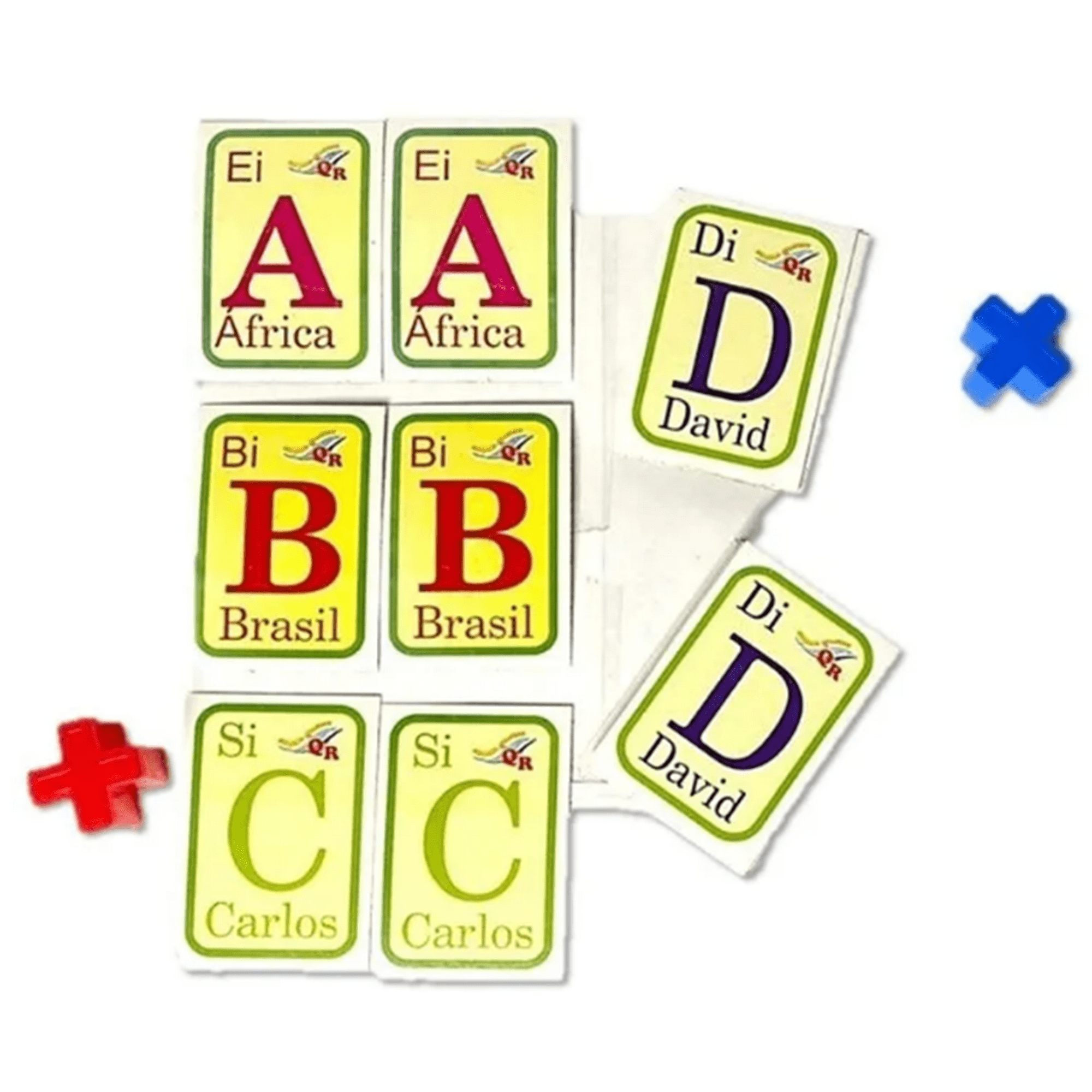 Memorama Letras Abc Mayus Juego Didáctico - Bilingüe ALABÍO A LA BAO ...