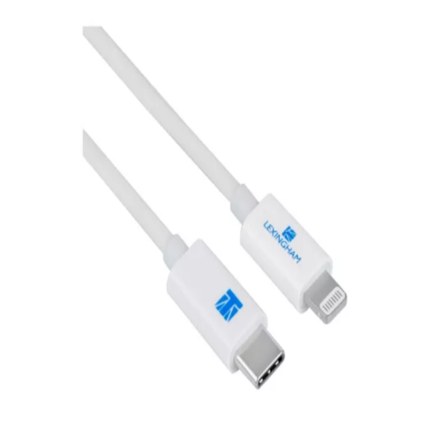 CABLE TIPO C A LIGHTNING LEXINGHAM 5810 BLANCO 1 METROS | Walmart en línea