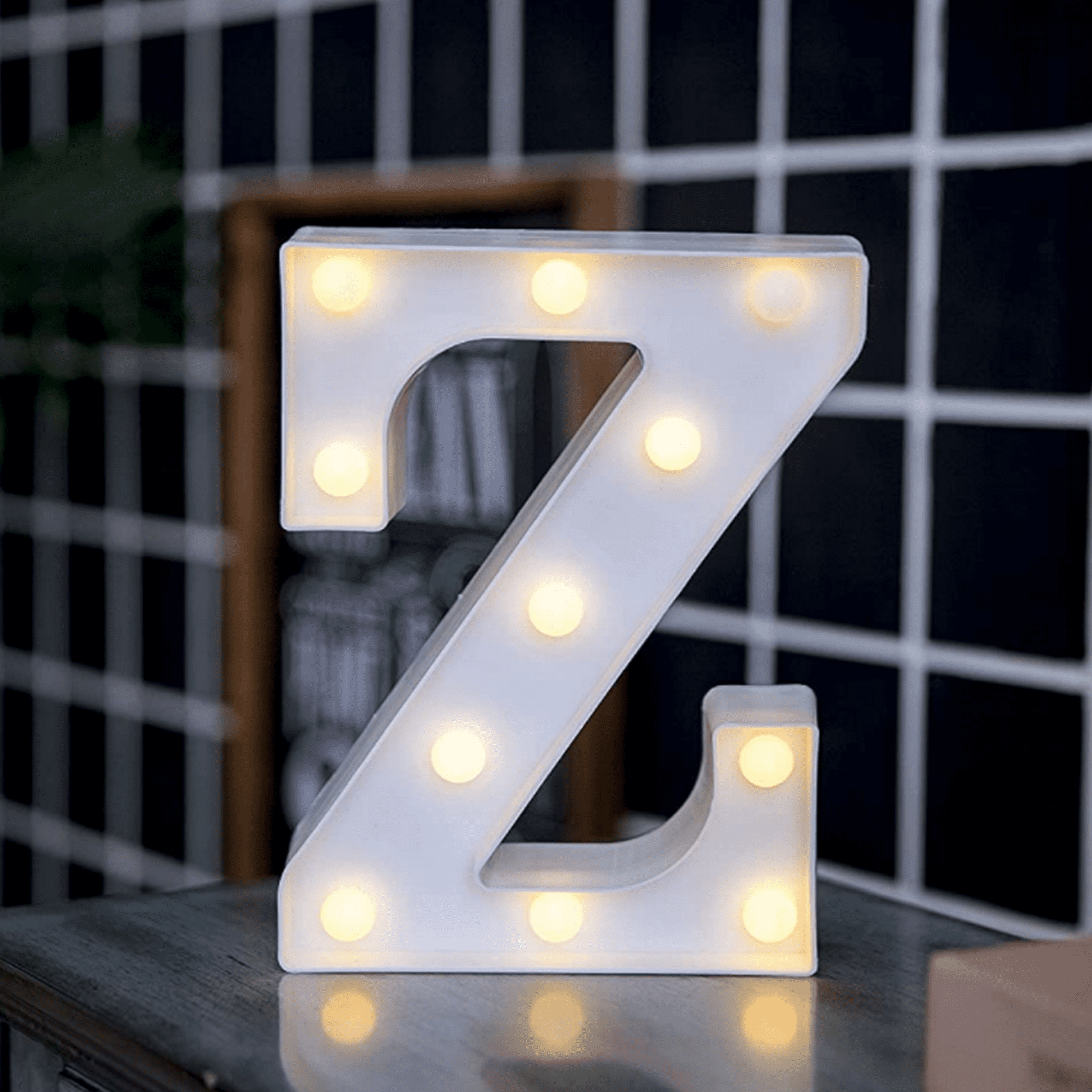 Letras Luminosas Led /22cm / Lampara Decorativa / Abecedario / LETRA Z ...