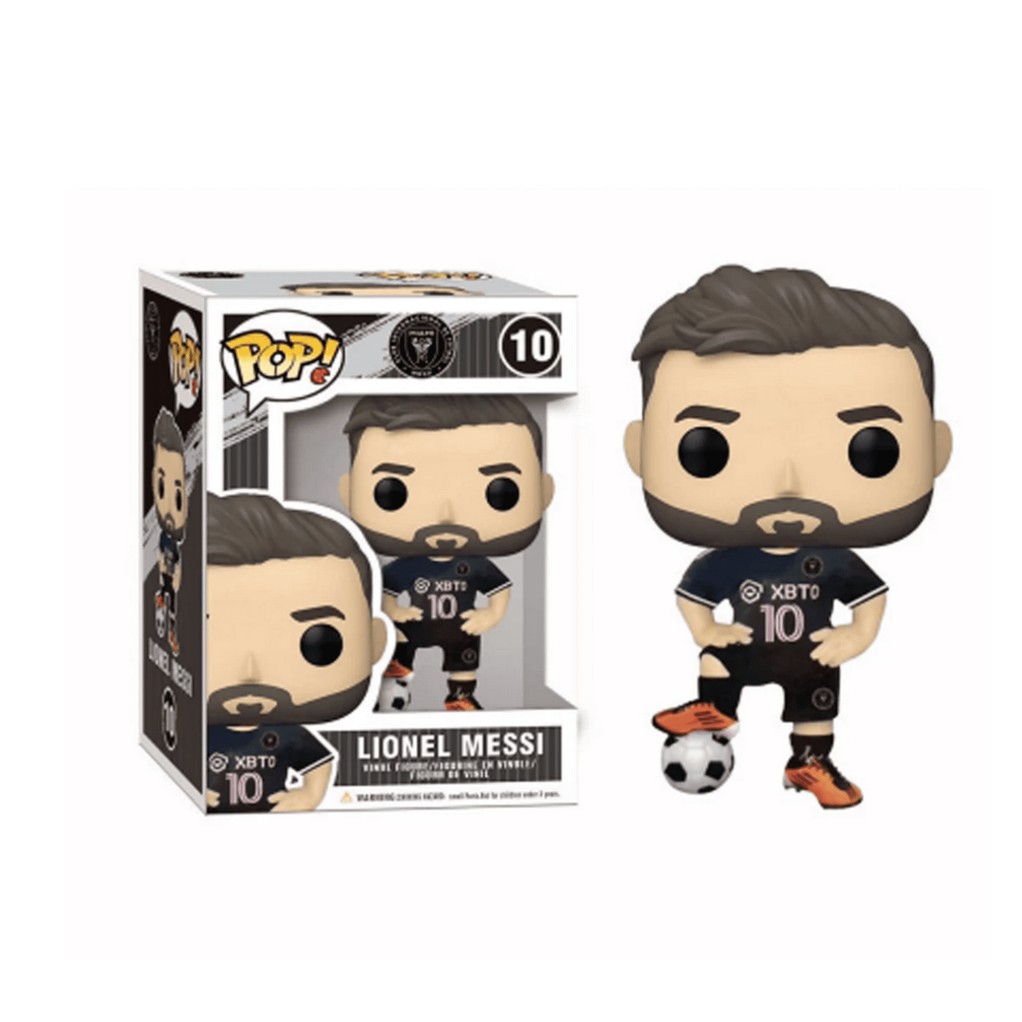 Funko Pop Fútbol Lionel Messi Inter De Miami Playera Negra | Bodega ...