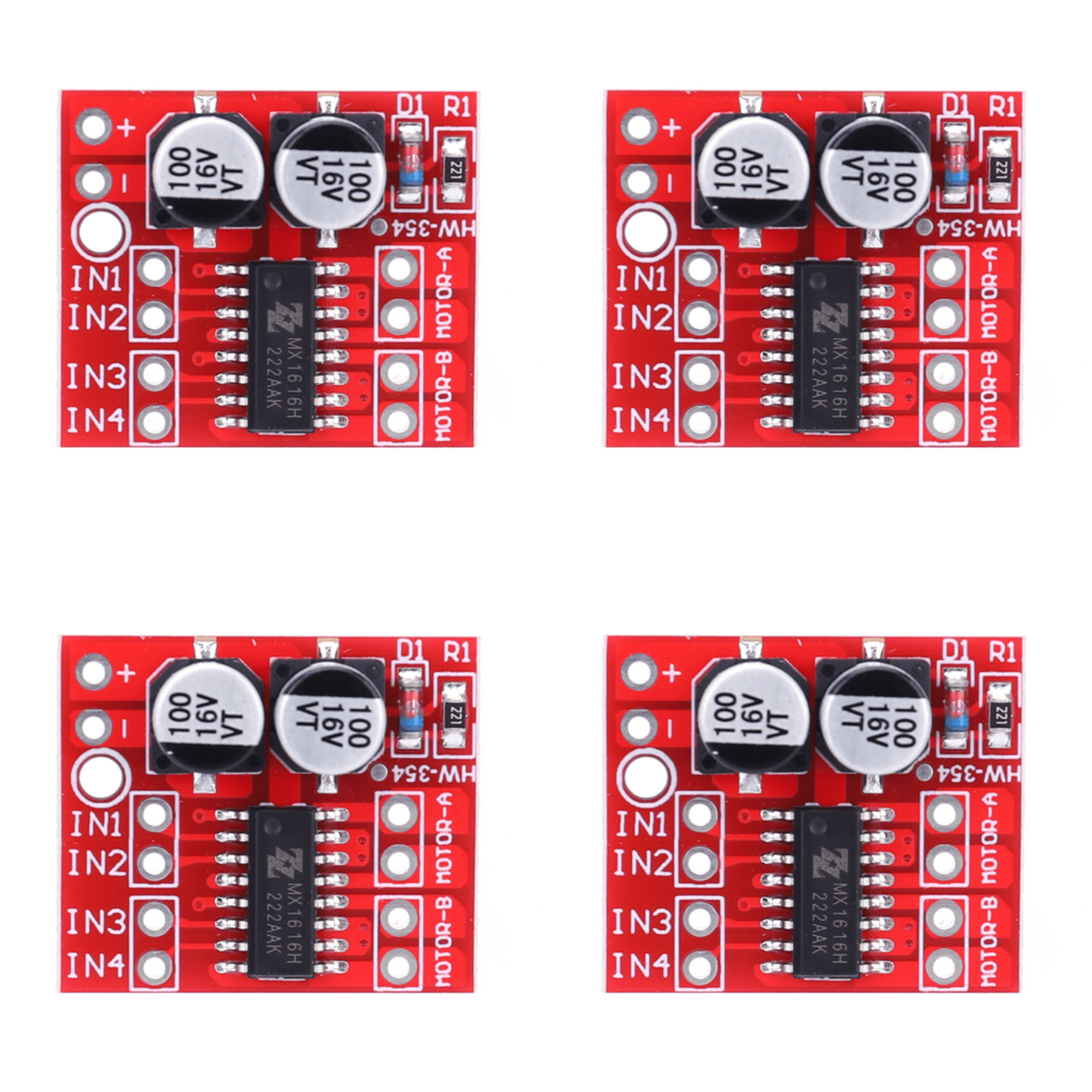 DQrwqpou L298N DC Drive Controlador Módulo PWM Velocidad Mini 2.5A ...