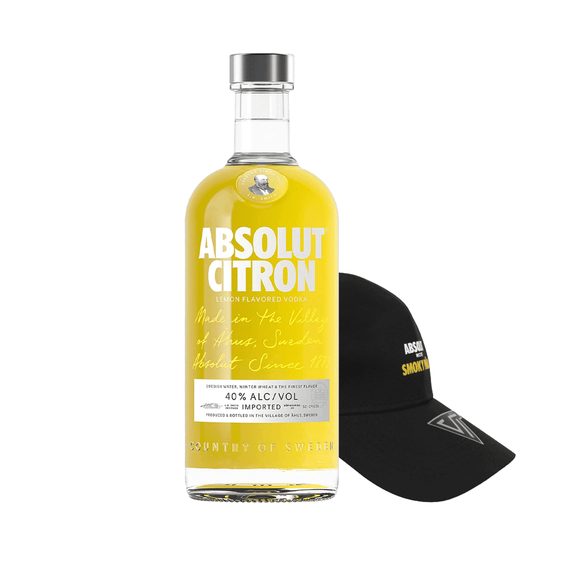 Vodka Absolut Citron + Gorra Absolut Absolut Citron | Walmart en línea