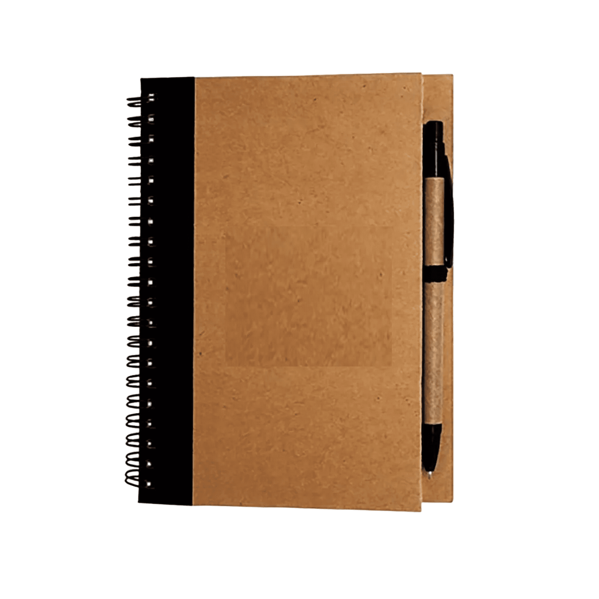 Libreta Cuaderno 1/2 Carta Pasta Dura Para Personalizar Negro/Marron ...