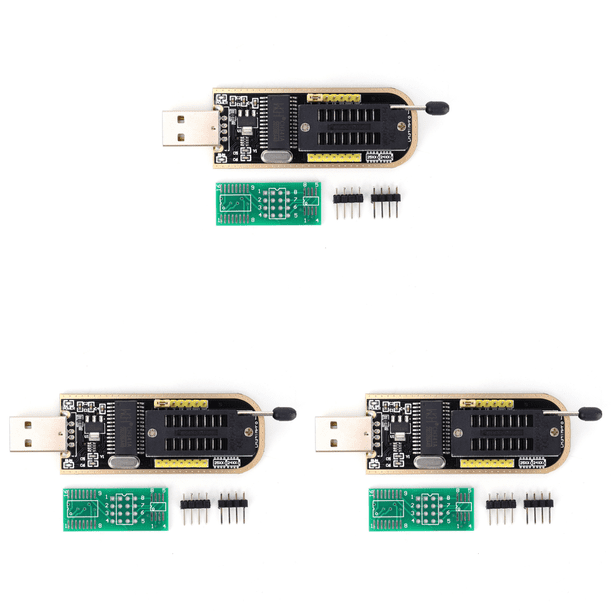 Programador CH341A 24 25 Serie USB 8 PIN/16PIN EEPROM Flash BIOS BIOS ...