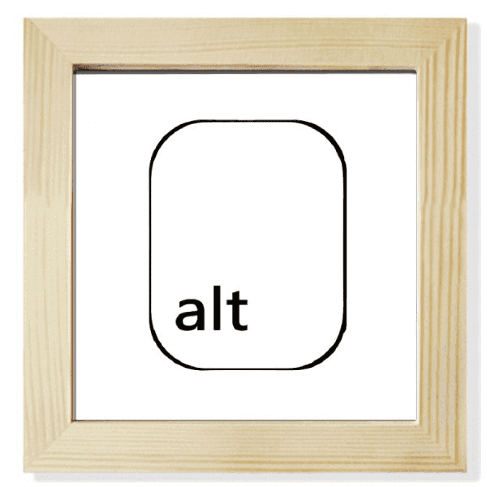 Teclado símbolo Alt Pantalla de escritorio de pared de fotograma ...