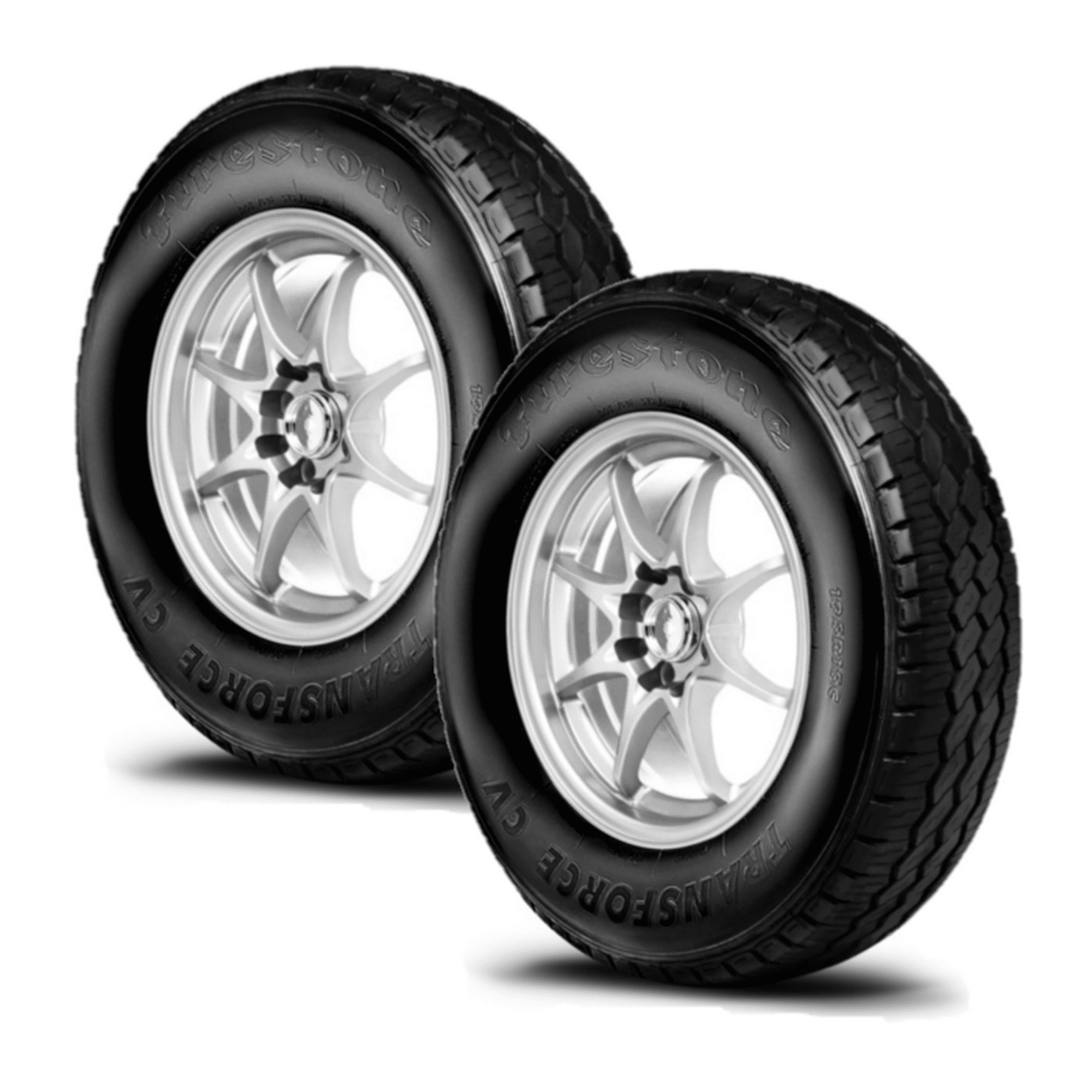 Paquete de 2 llantas 195R15 106/104R Firestone Transforce CV LT ...