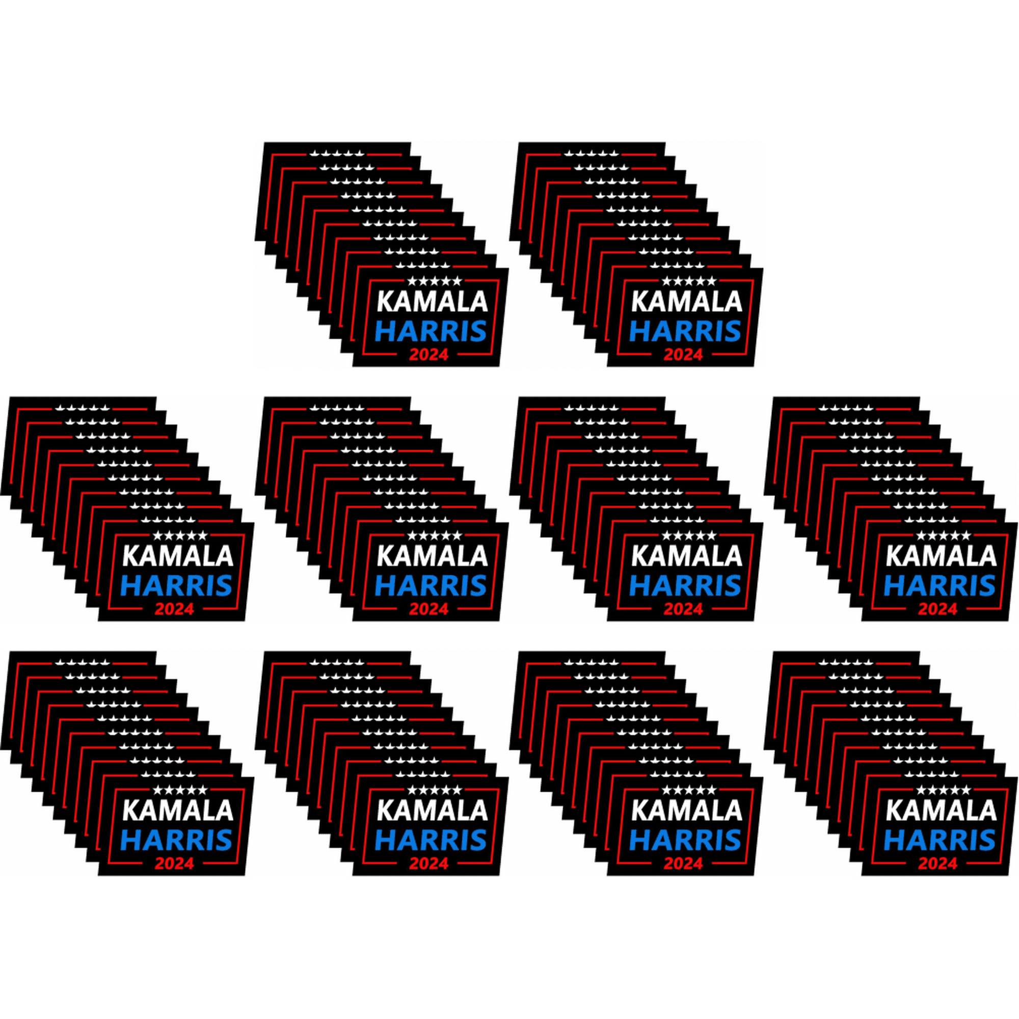 10 Pegatinas Campaña Del Presidente 2024 Kamala Harris para Nevera ...