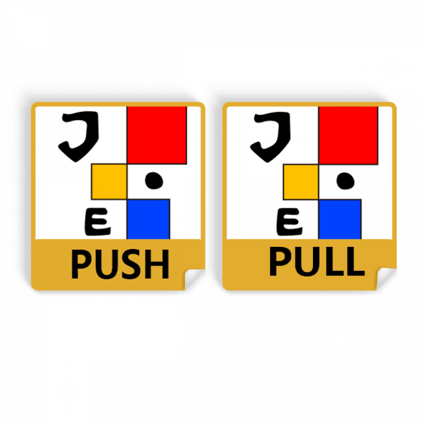 El Presidente Joe color Square Etiquetas engomadas de la puerta de ...